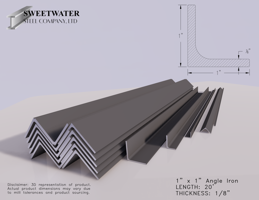 1" x 1" Angle Iron - Sweetwater