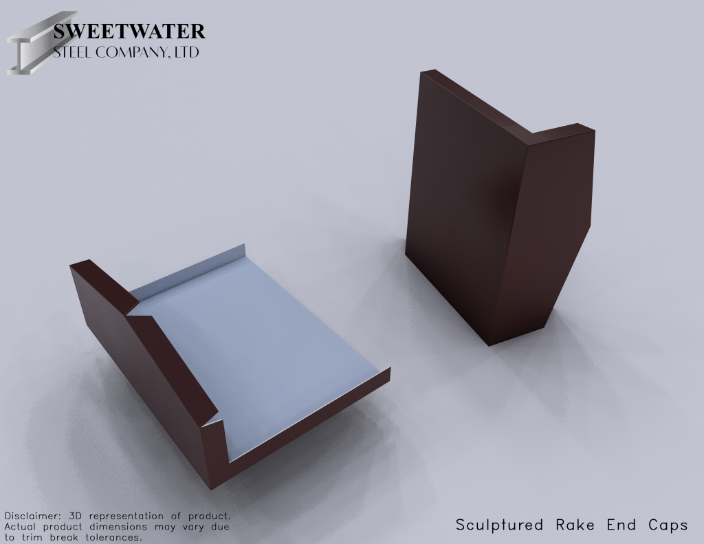 Sculptured Rake End Caps (Pair) - Sweetwater