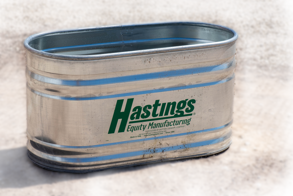 Water Trough (Round Steel) - Sweetwater